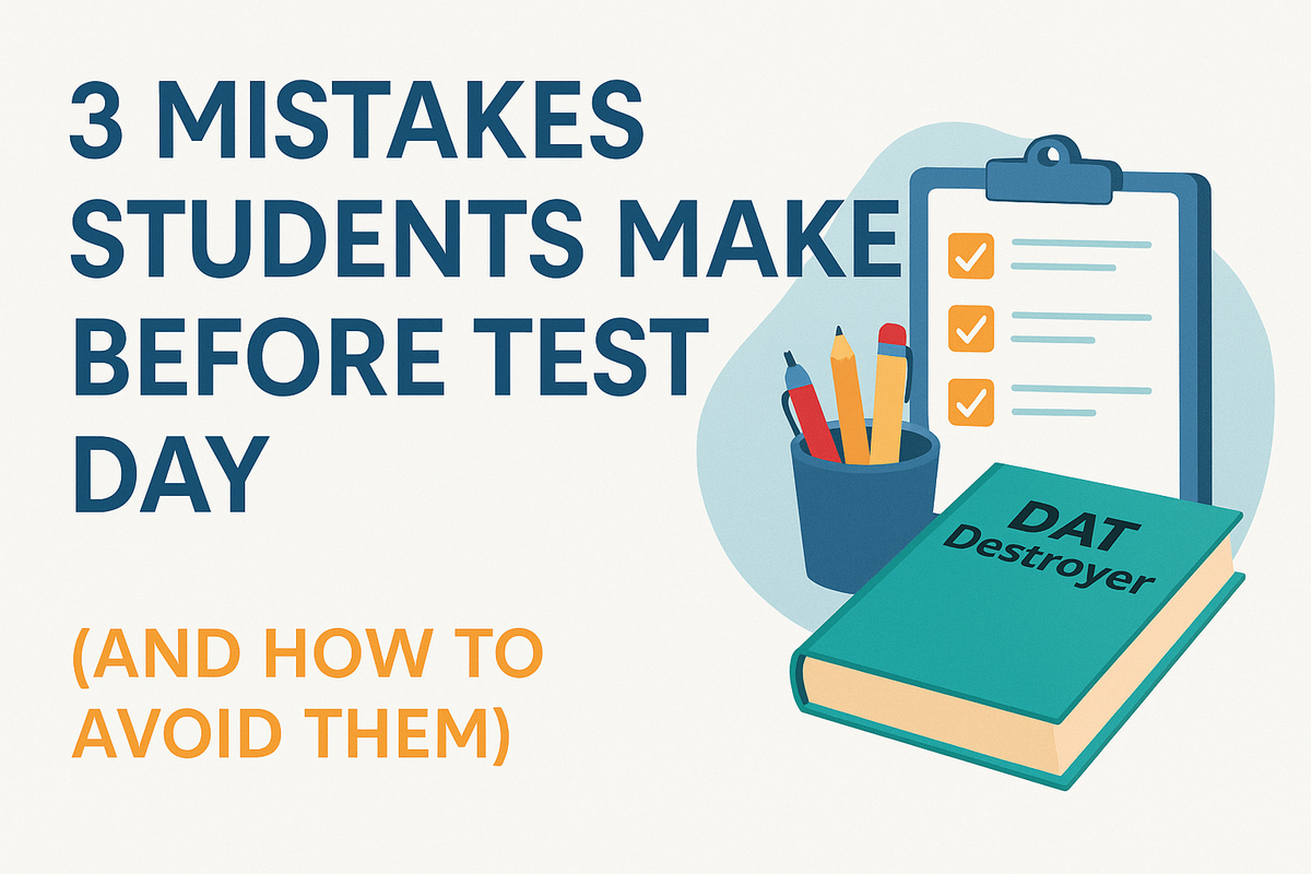 "3 Mistakes Students Make Before Test Day" – Orgoman LLC